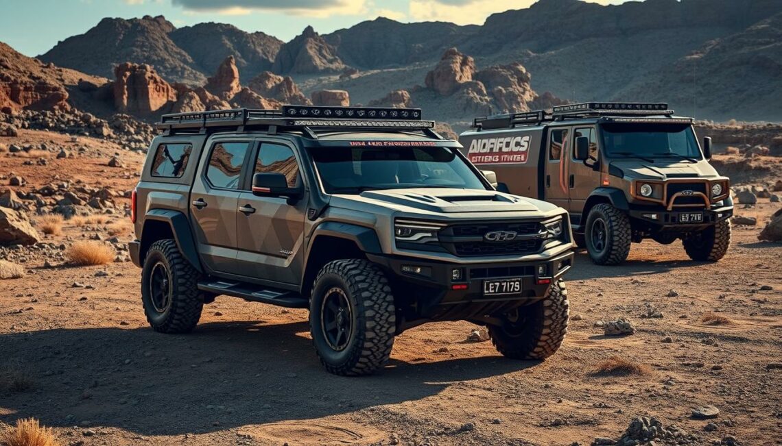 Metal Mash: Bold Designs for Rugged Vehicles